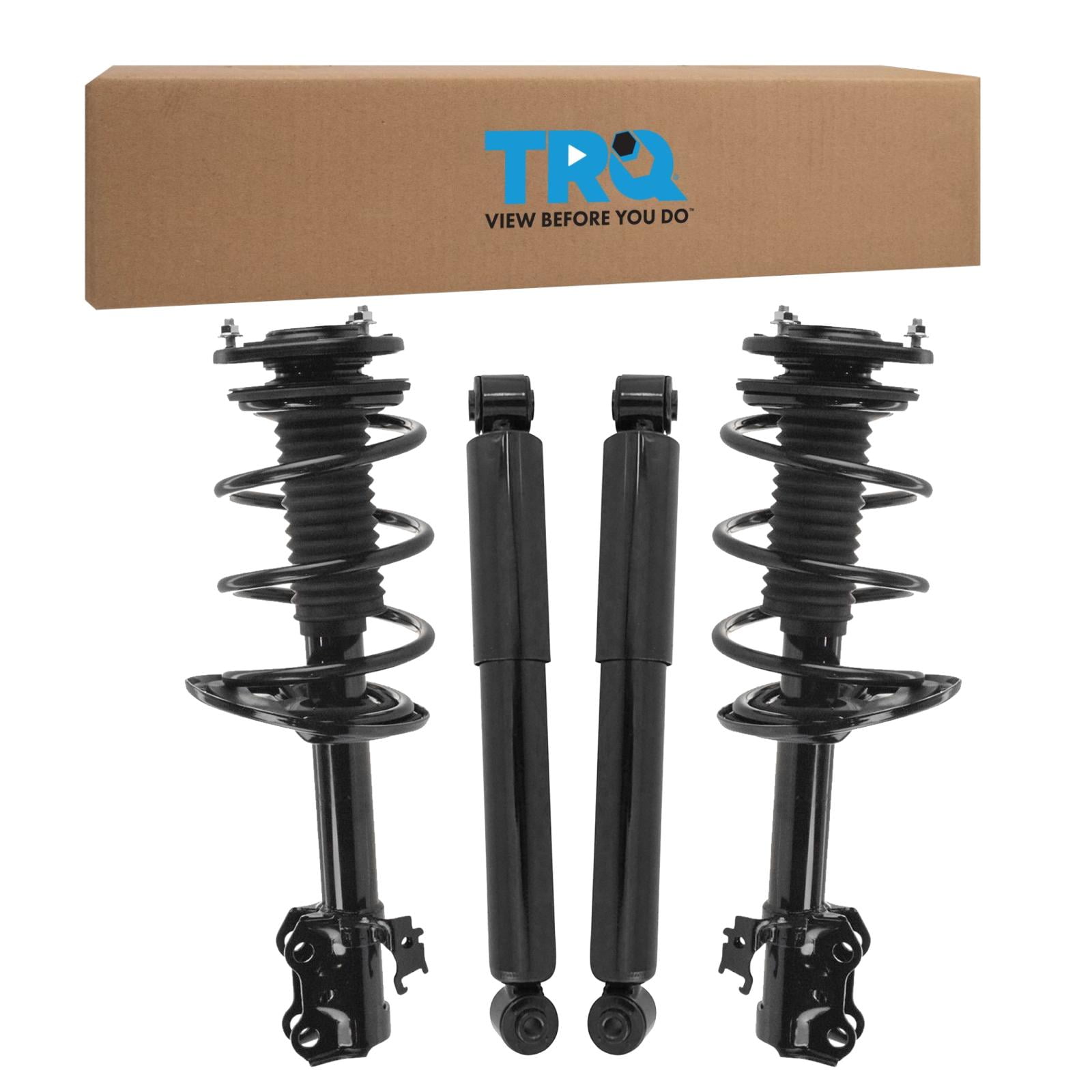 TRQ Front and Rear Complete Strut Assembly & Shock Absorber Kit ...