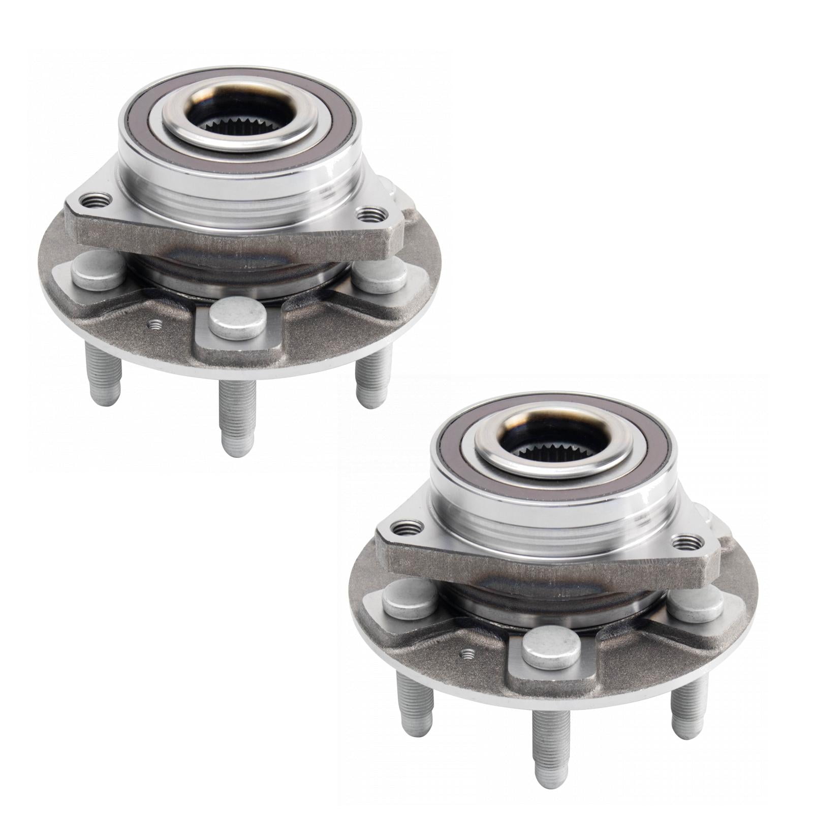 TRQ Front or Rear Wheel Bearing & Hub Assembly LH RH Pair for GM Truck ...