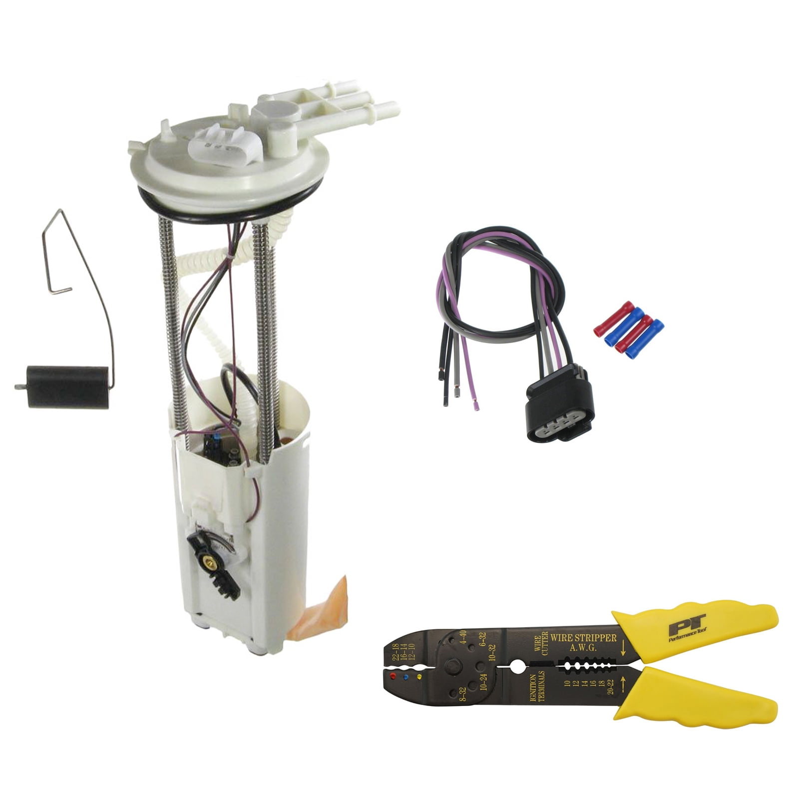 TRQ Fuel Gas Pump Module & Sending Unit w/ Crimping Tool for Chevrolet ...