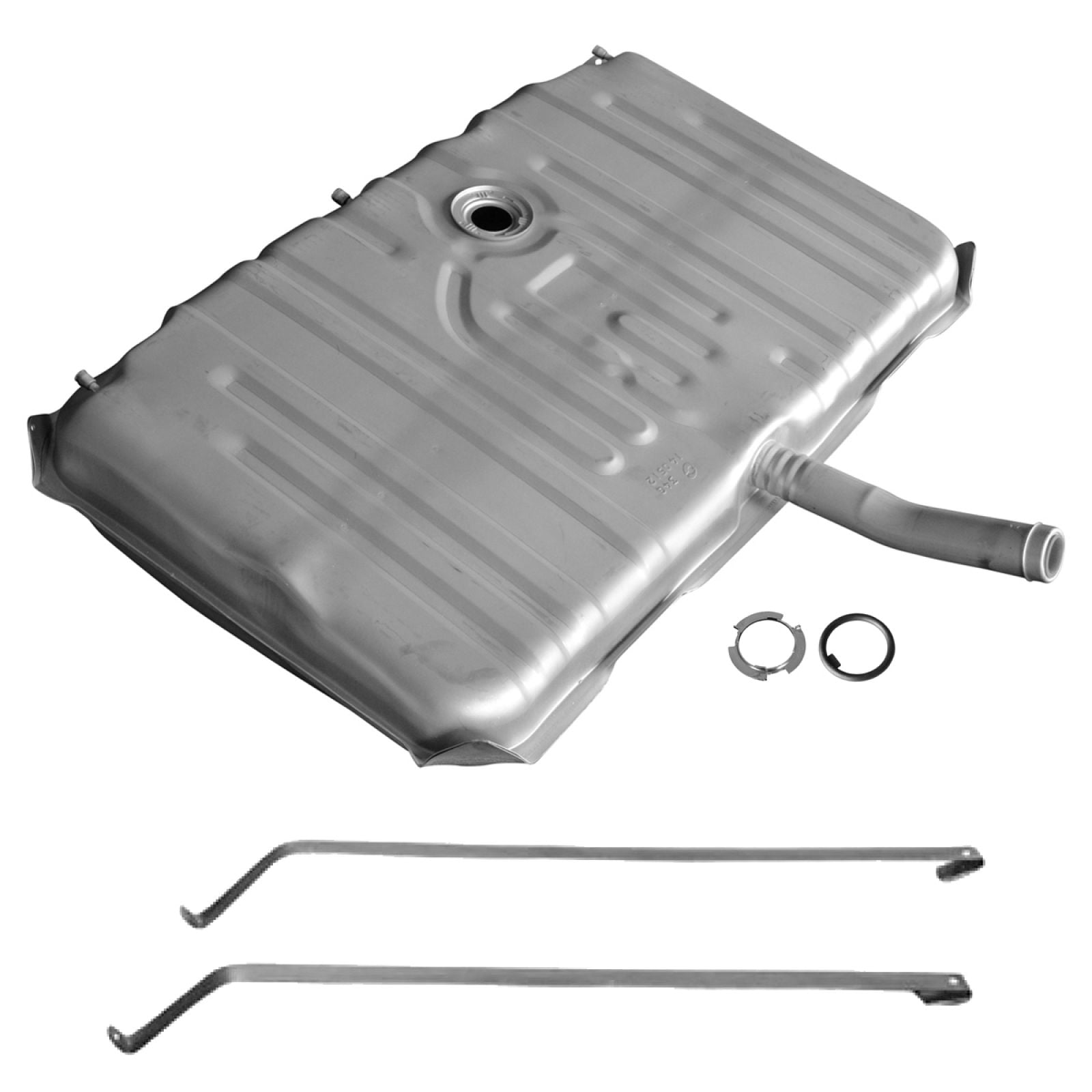 TRQ Fuel Gas Tank 20 Gallon and Strap Kit Set for Chevy Chevelle Monte ...