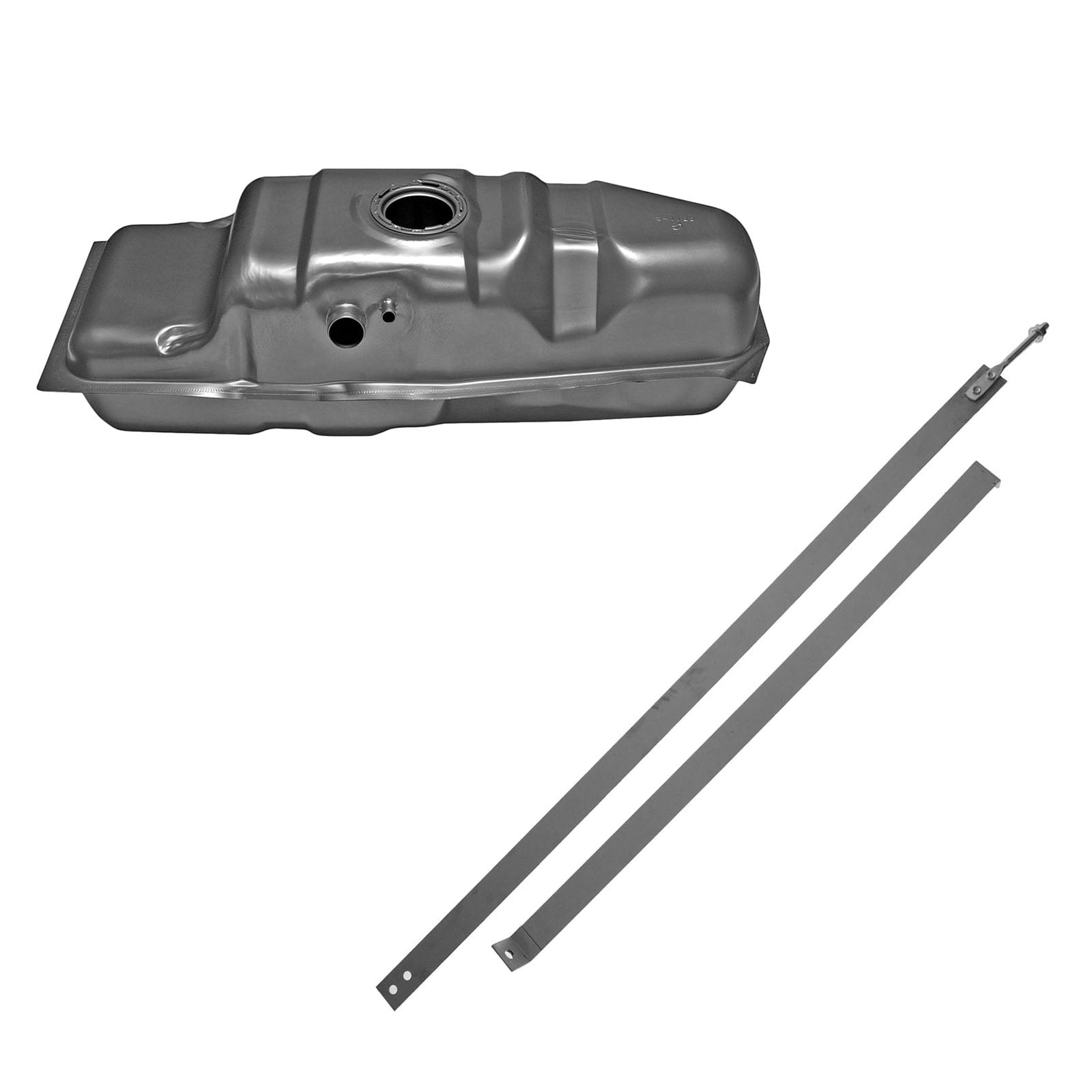 TRQ Gas Fuel Tank 18.5 Gallon with Strap Kit Set for Chevy GMC S10 ...