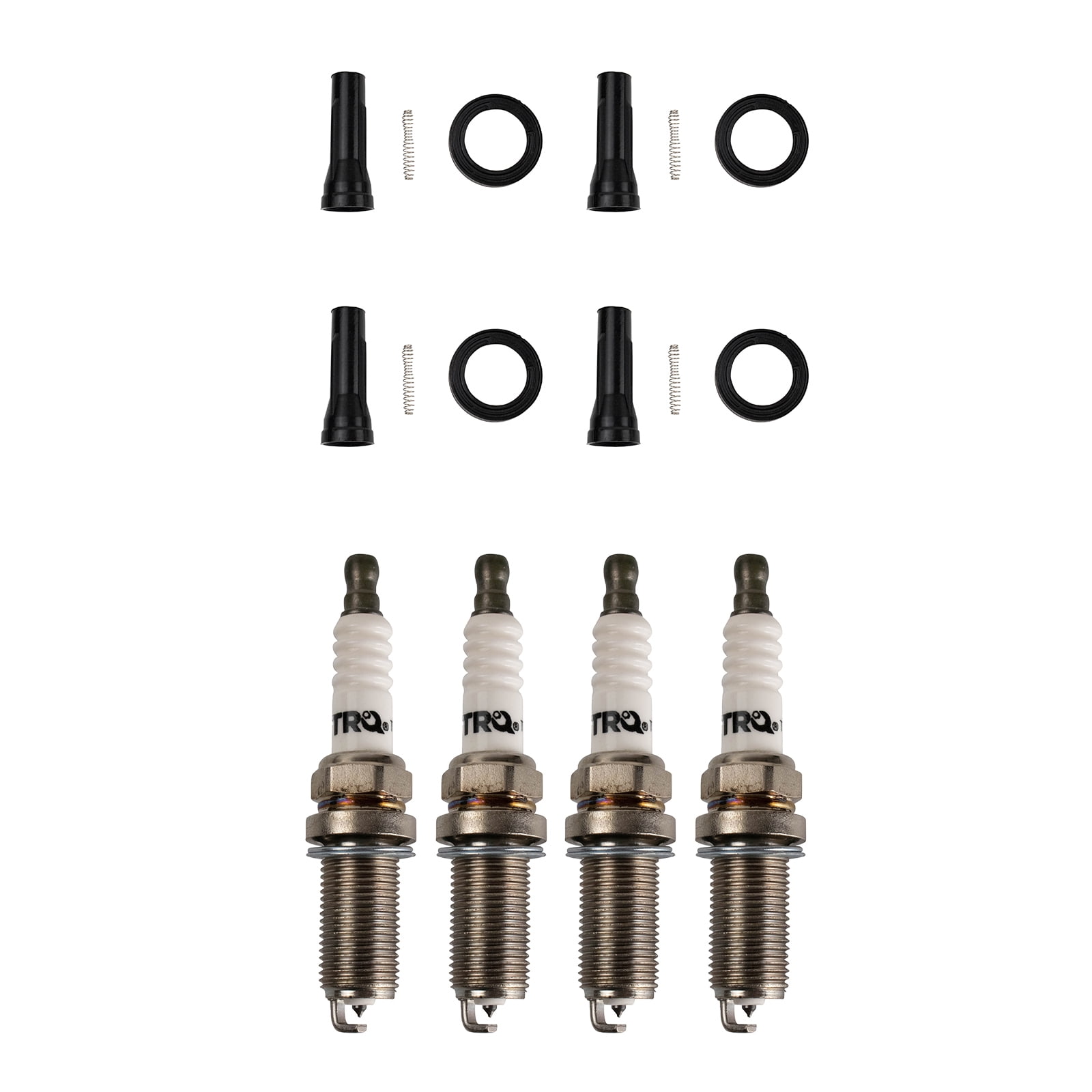 TRQ Ignition Coil Boots & Iridium Spark Plug Kit Set for Lexus Toyota ...
