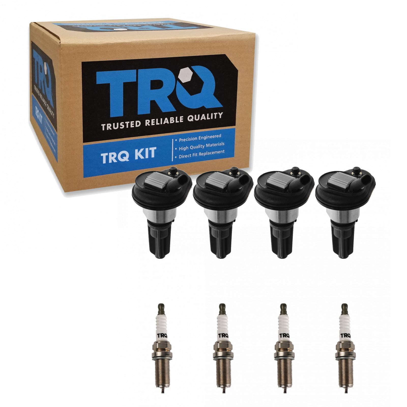 TRQ Ignition Coil & Iridium Spark Plug Kit Set for Chevrolet GMC Isuzu ...