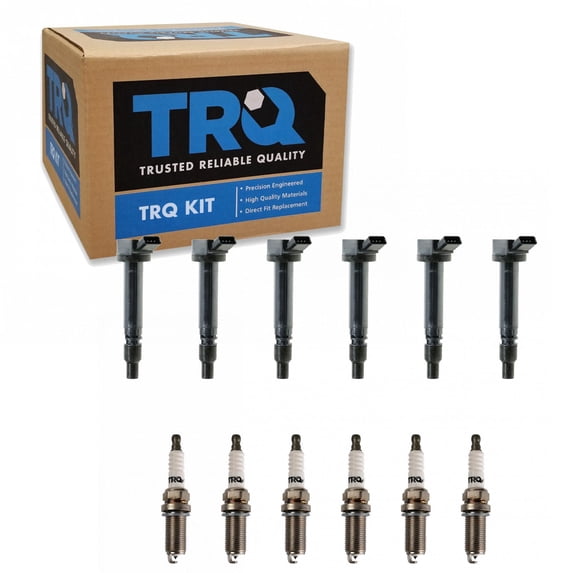 TRQ Ignition Coil & Iridium Spark Plug Kit Set for Lexus ES GS IS New ...