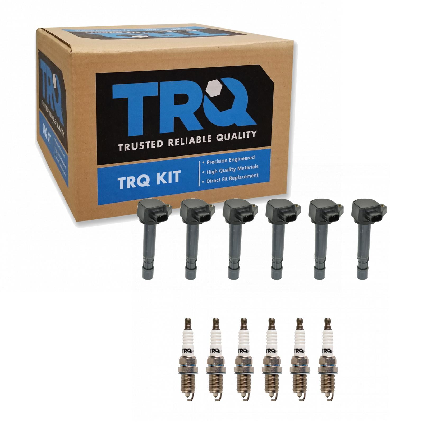 TRQ Ignition Coil & Iridium Spark Plug Kit Set for MDX Pilot Ridgeline ...