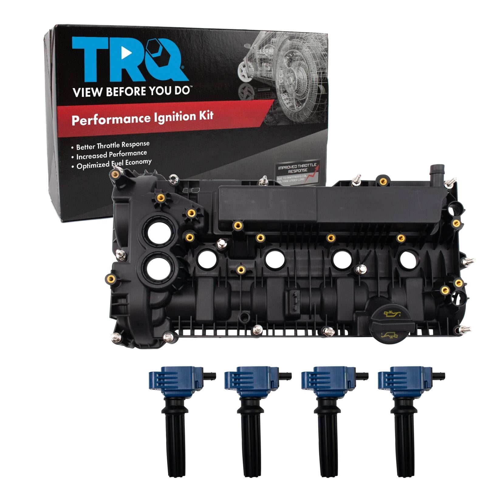 TRQ Ignition Coil Kit 5 Piece High Performance Fits 2015-2018 Ford Edge ...