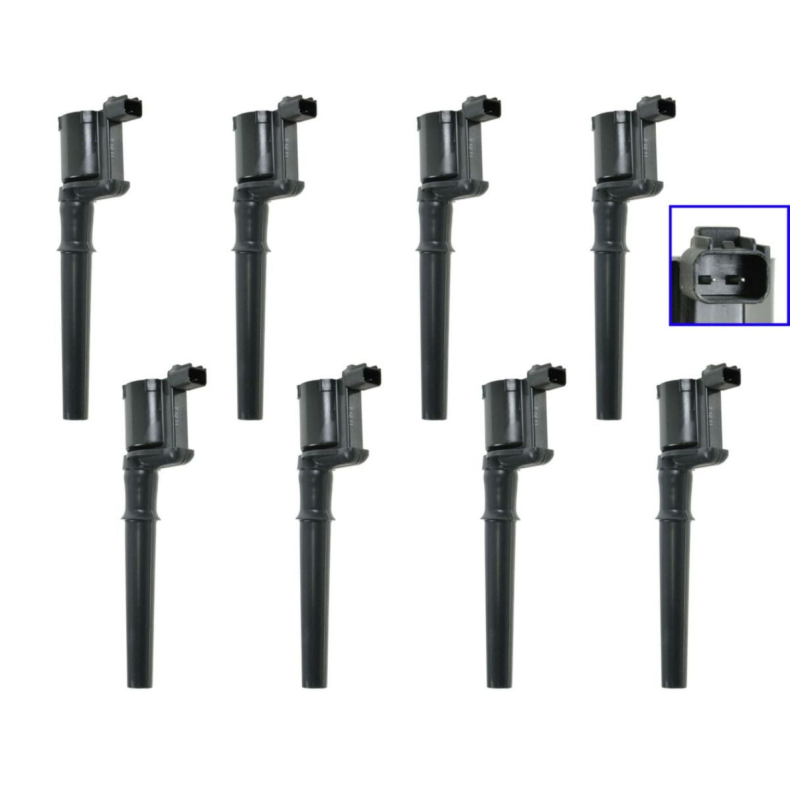 TRQ Ignition Coil Kit Set of 8 NEW for Ford Lincoln Mercury 4.6L 5.4L ...