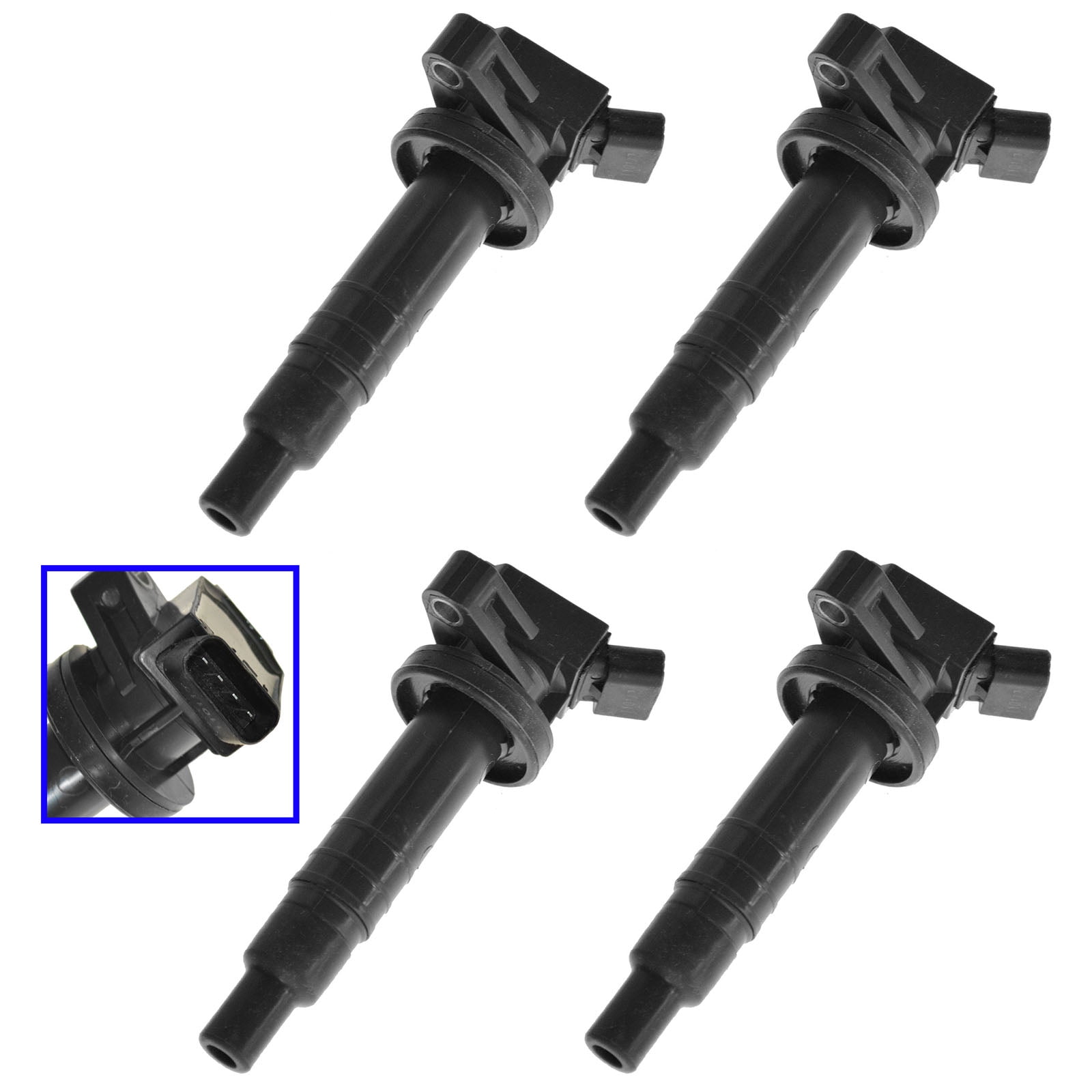 TRQ Ignition Coils Kit Set of 4 NEW for Toyota Chevy Pontiac 1.8L I4 ...