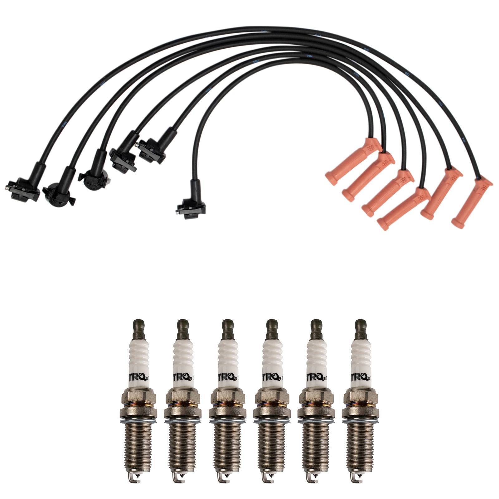 TRQ Ignition Kit Spark Plug & Wire Set For Ford Explorer Sport Trac V6 ...