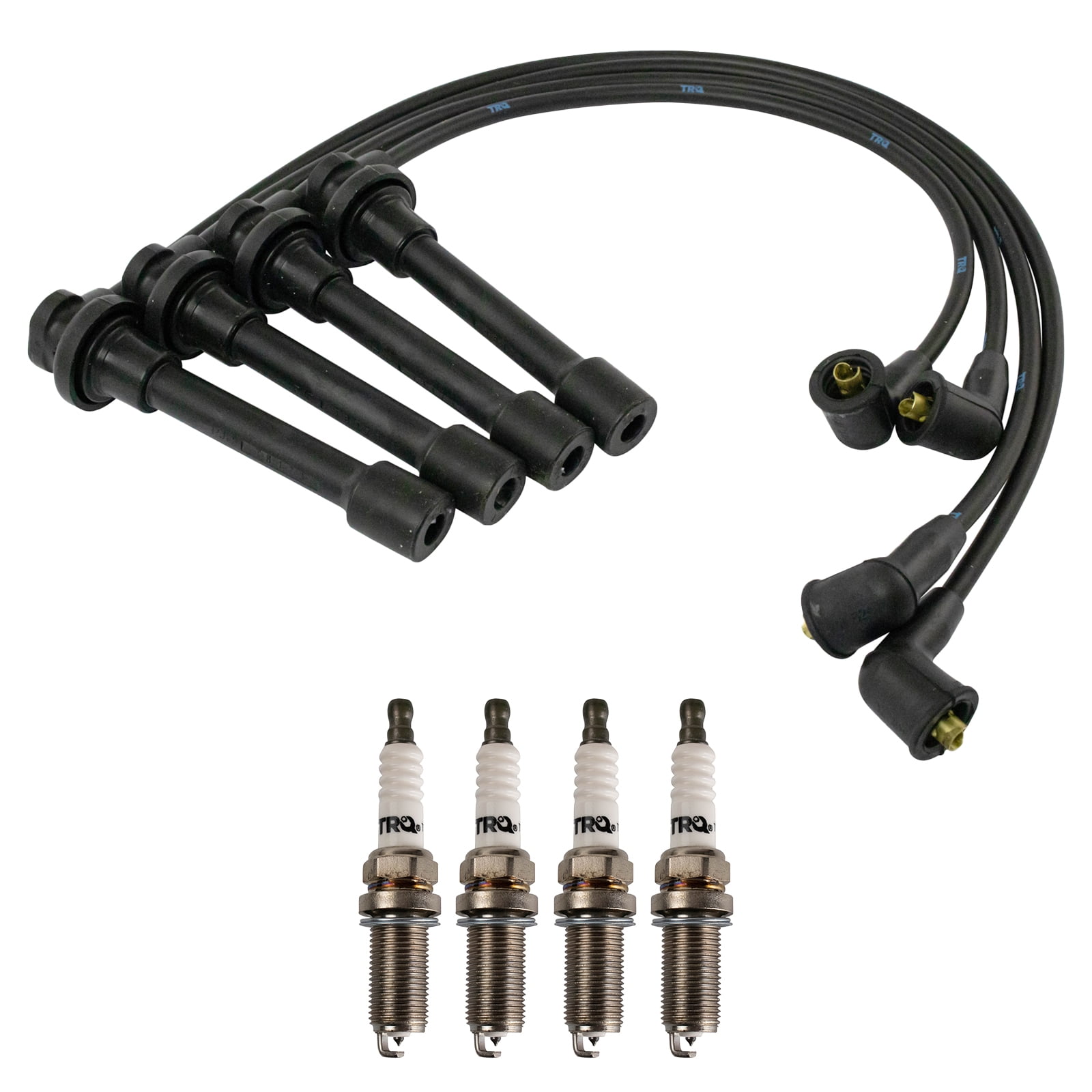 TRQ Ignition Kit Spark Plug & Wire Set For Mazda Miata L4 1.8L TKA01234 ...