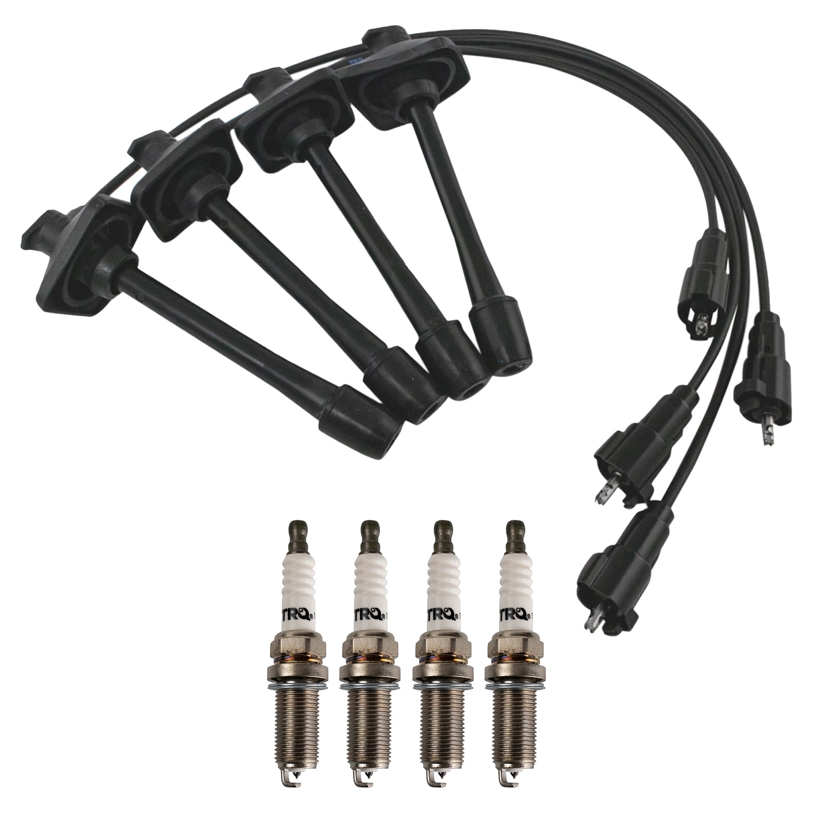 TRQ Ignition Kit Spark Plug & Wire Set For Toyota Camry Solara L4 2.2L ...