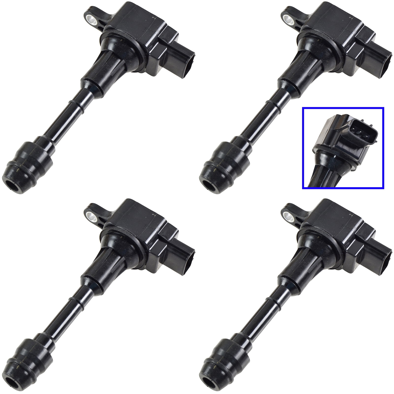 TRQ Ignition Spark Coil Kit Set of 4 for Nissan Altima Sentra L4 2.5L ...