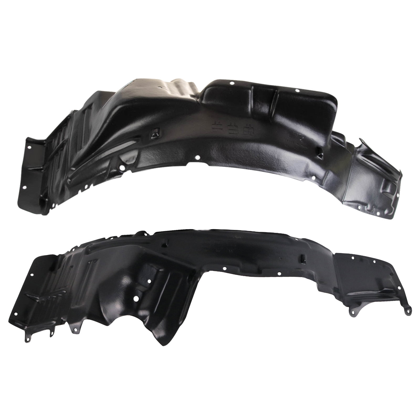 TRQ Inner Fender Liner Set Fits 2004-2007 Mitsubishi Lancer BDA16227 ...