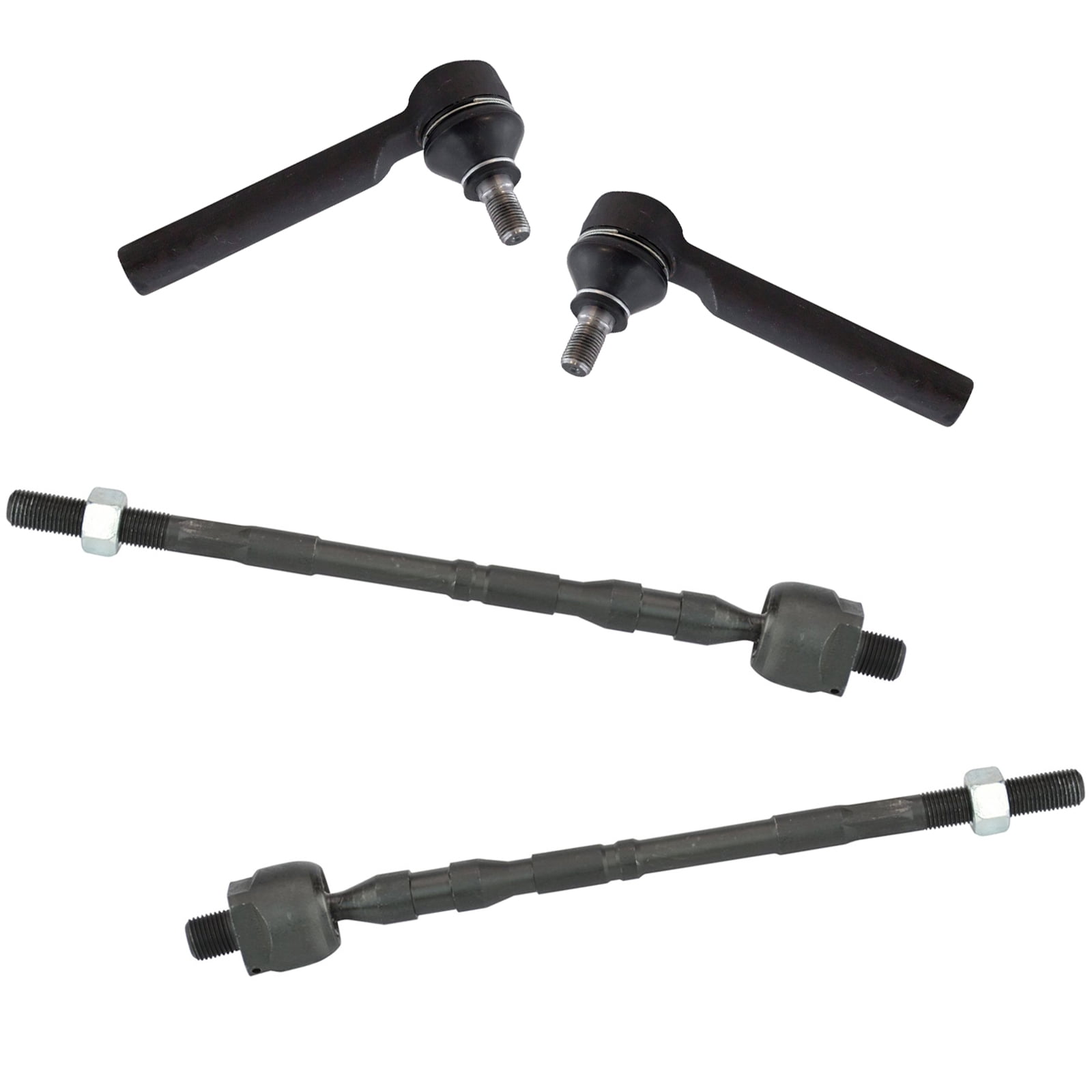 TRQ Inner Outer Tie Rod End Front LH RH Set for Impreza Forester Legacy ...