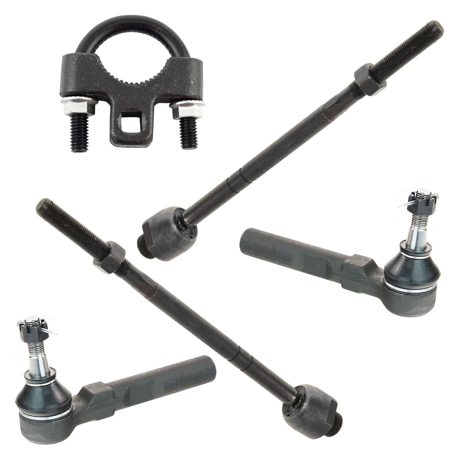 TRQ Inner & Outer Tie Rod End Set of 4 w/ Tool for Silverado Sierra ...