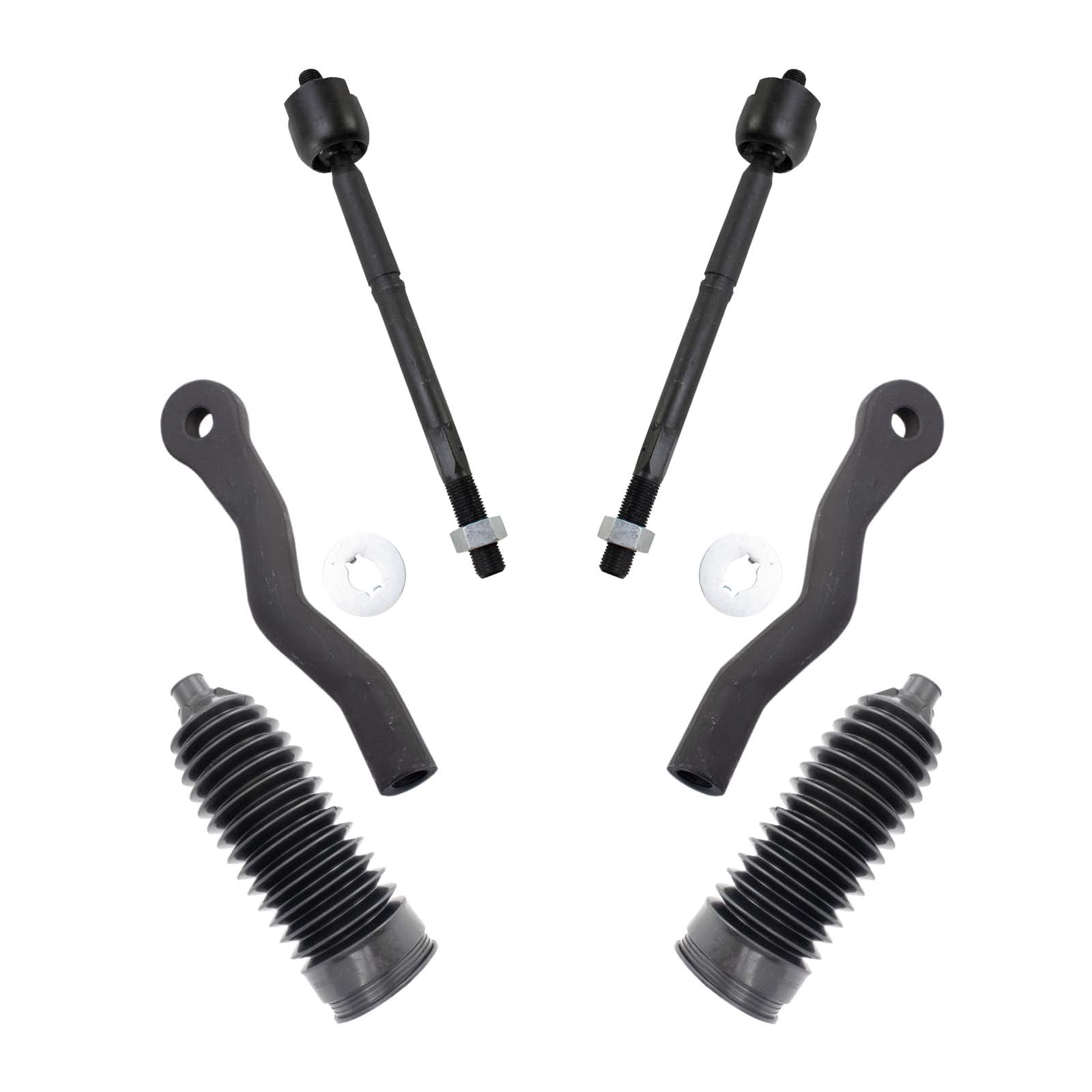 TRQ Inner & Outer Tie Rod End Set w/ Bellows for GS350 GS460 IS250 ...