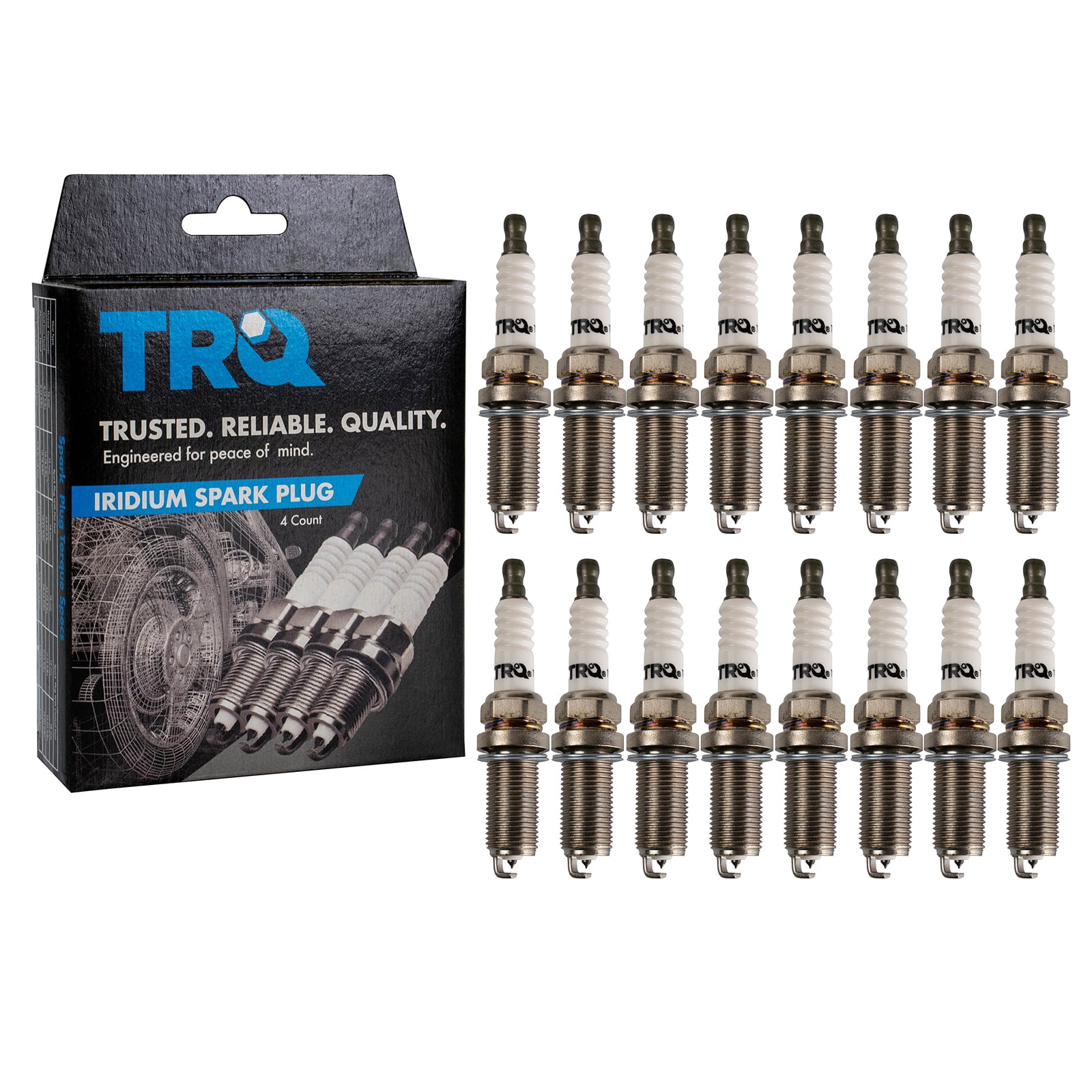 TRQ Iridium Spark Plugs Engine Tune Up Ignition Kit 16 Piece Set New ...