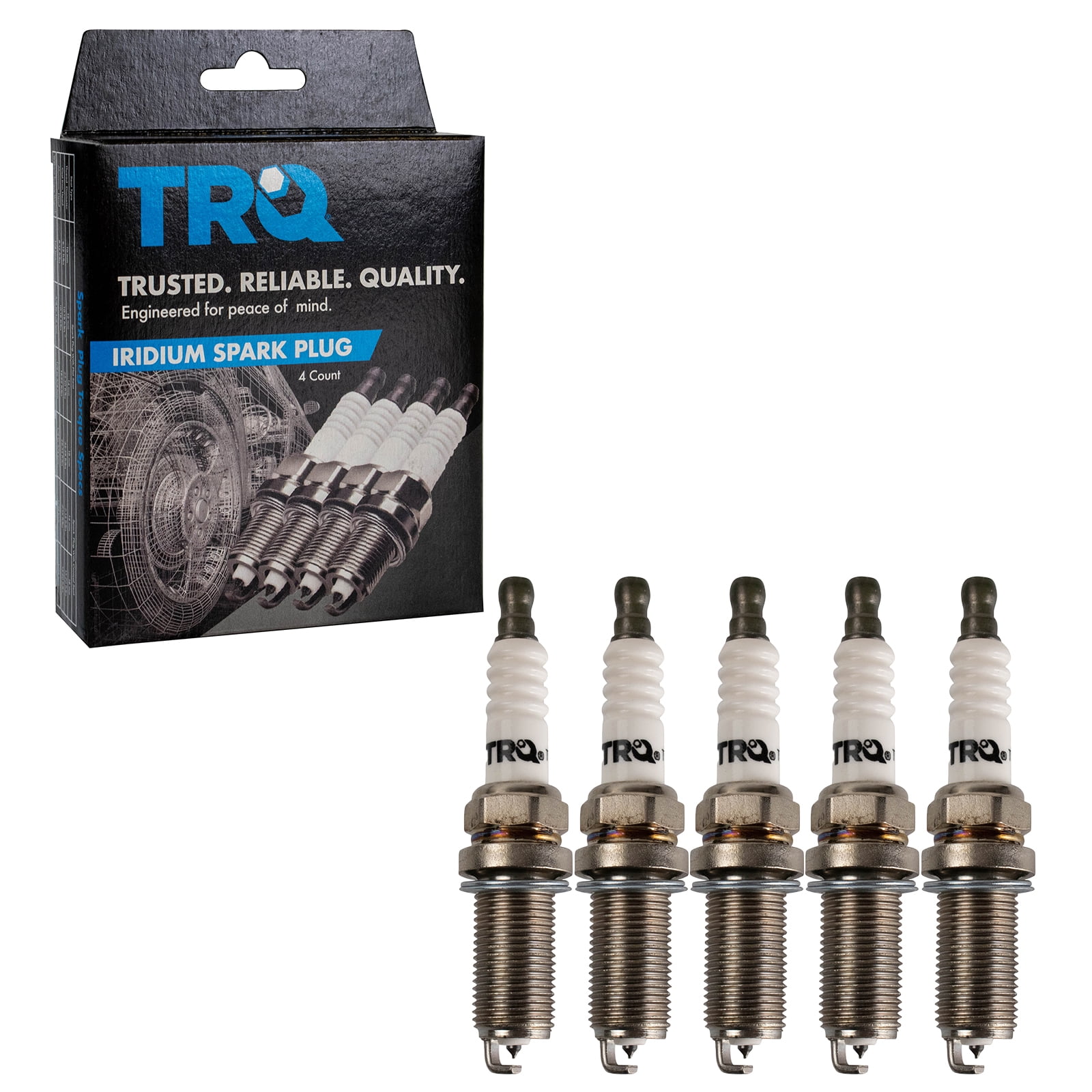 TRQ Iridium Spark Plugs Engine Tune Up Ignition Kit 5 Piece Set New ...