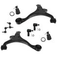TRQ Lower Control Arms Ball Joints Sway Bar End Links Tie Rod Front 8 ...