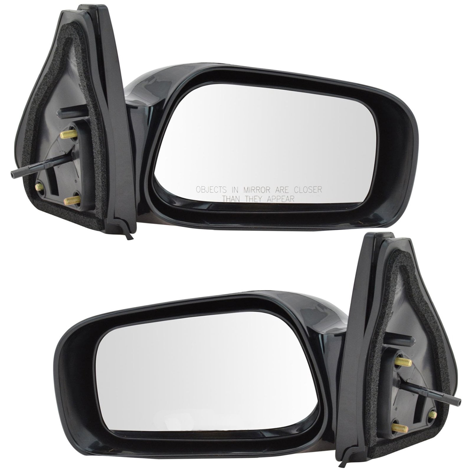TRQ Manual Remote Side View Mirrors Left & Right Pair for 03-08 Toyota ...