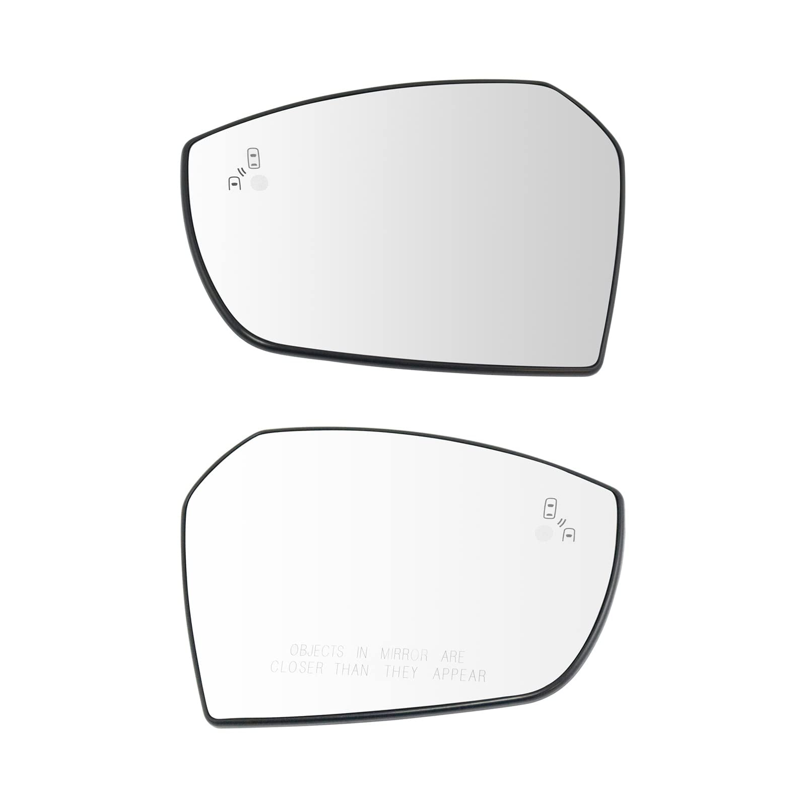 TRQ Mirror Glass Blind Spot Indicator LH RH Kit Pair for Ford Escape ...