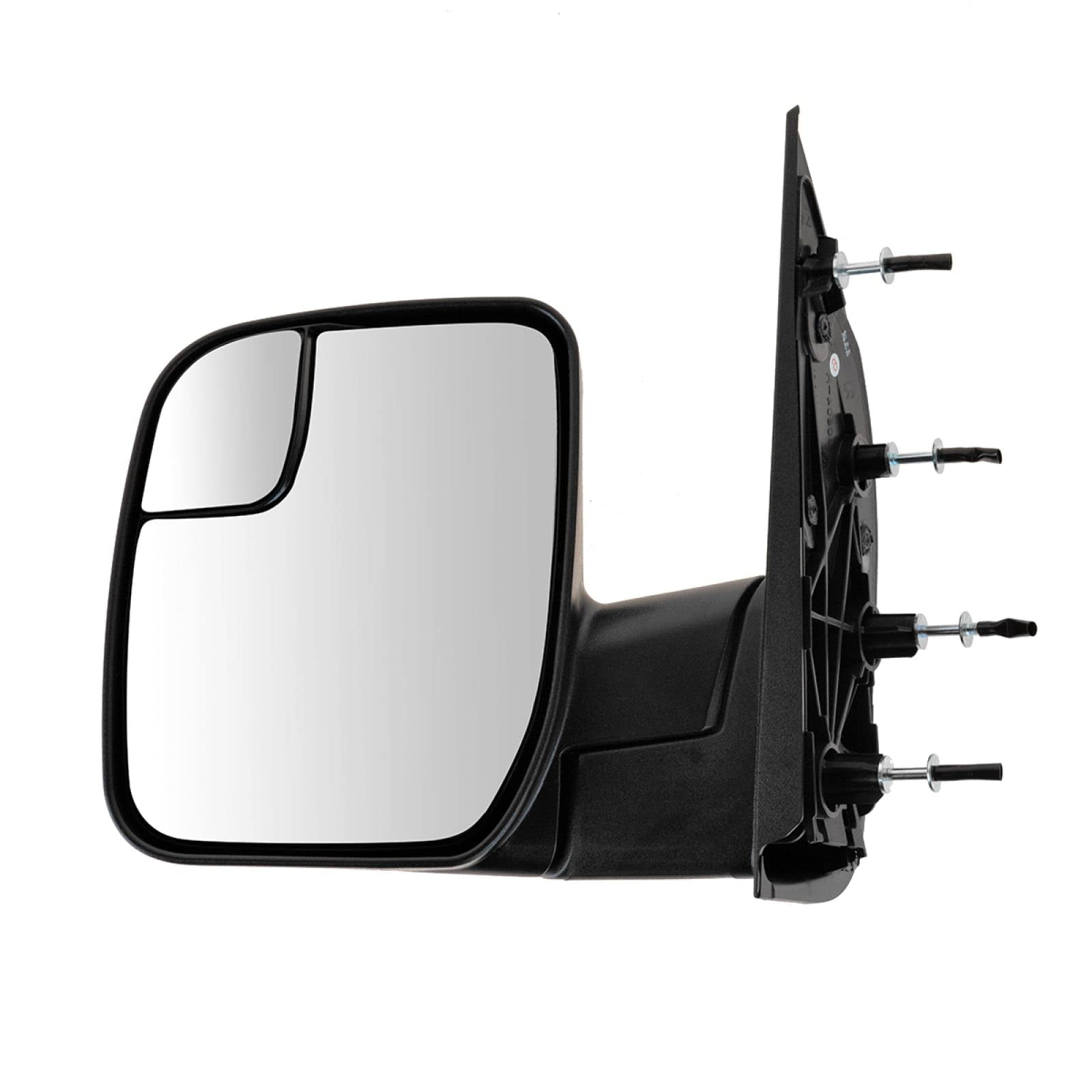 TRQ Mirror Manual Integrated Spotter Textured Black LH for 10-13 Ford ...