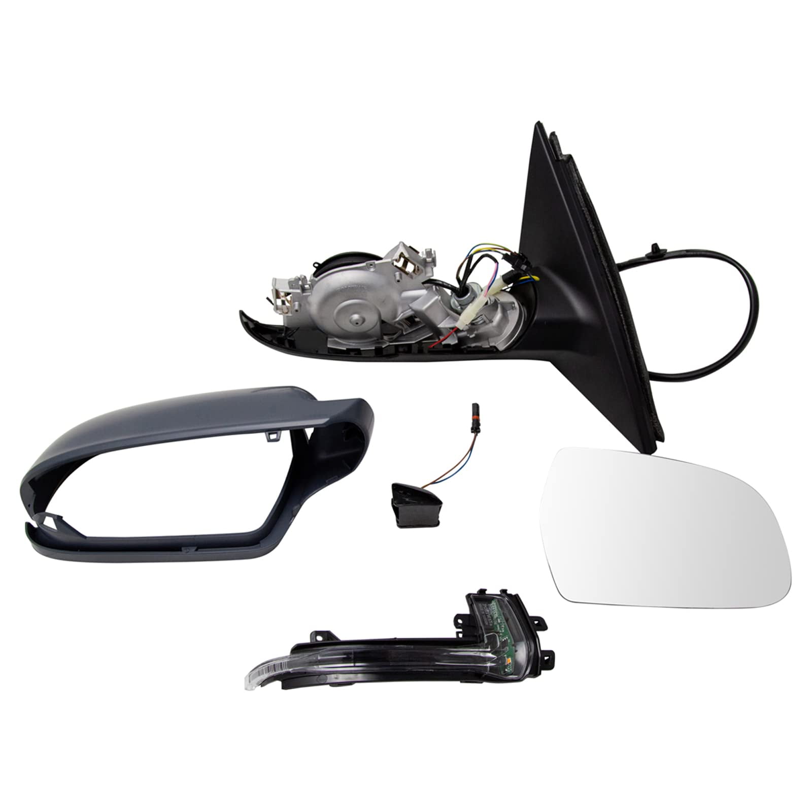 TRQ Mirror Power Heated Turn Signal Folding Lane Assist Paint to Match ...