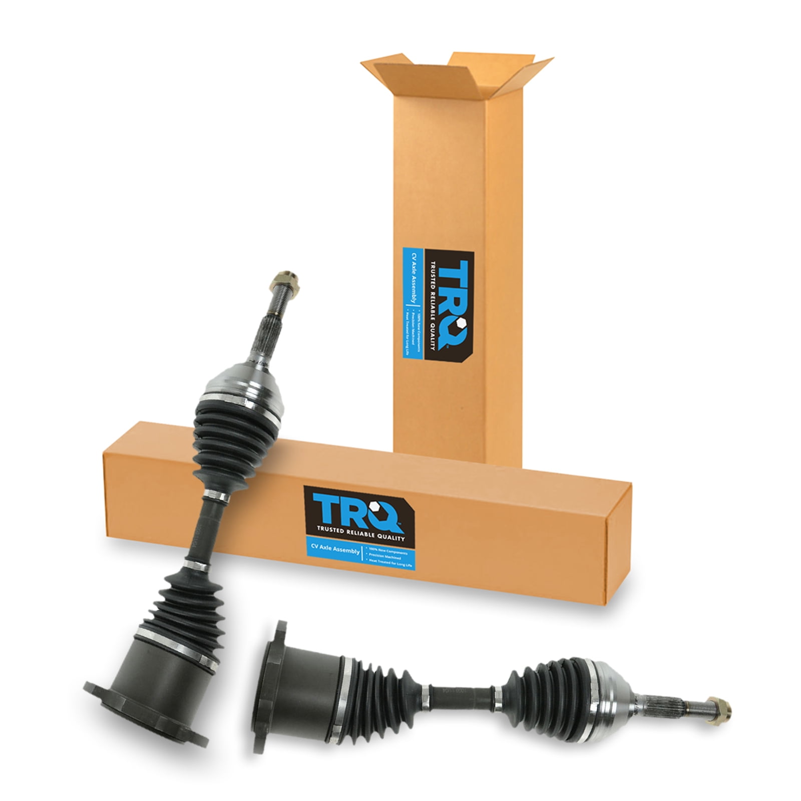 TRQ New Complete Front CV Axle Shaft Set Pair for Bravada Blazer S10 ...