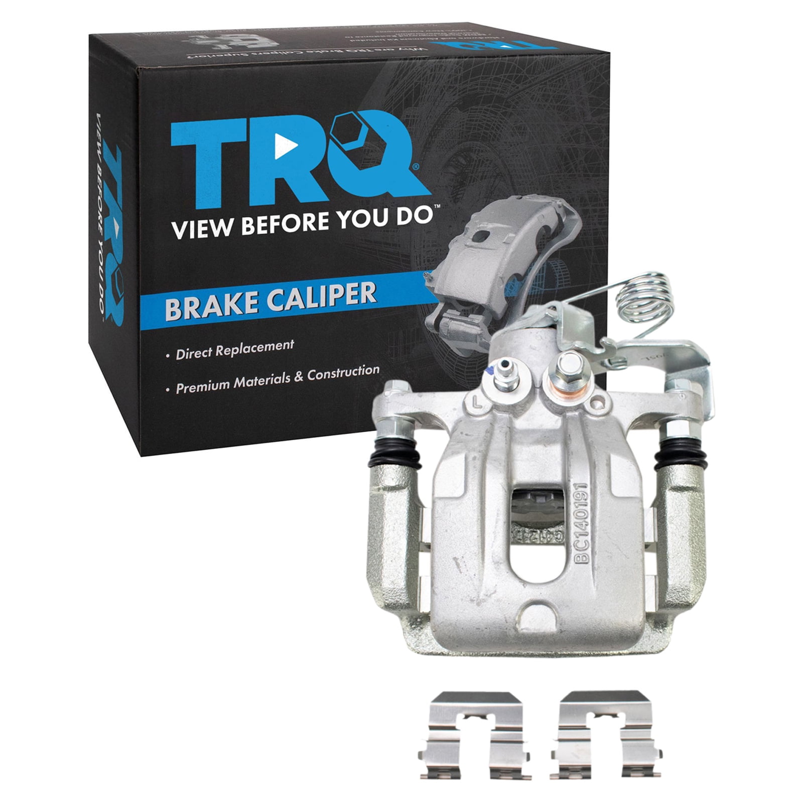 TRQ Rear Left Brake Caliper w/Bracket Drivers Side Compatible with 2011 ...