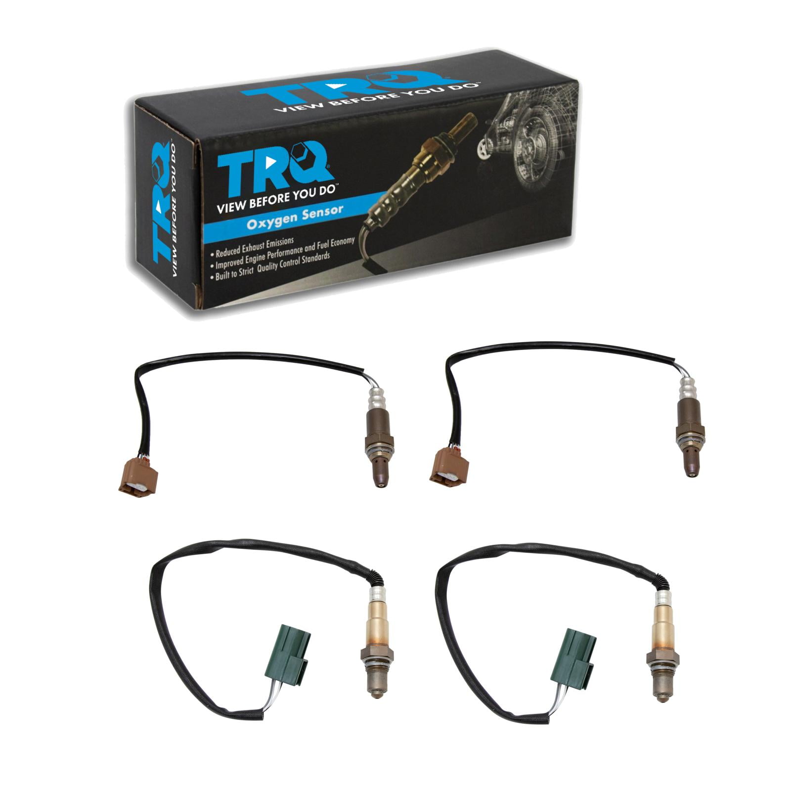 TRQ Oxygen O2 Sensor Downstream & Upstream Kit for Nissan Titan Armada Truck OSA60300 - Walmart.com