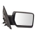 TRQ Power Mirror with Reflector Smooth Black Passenger RH for 11-14 ...