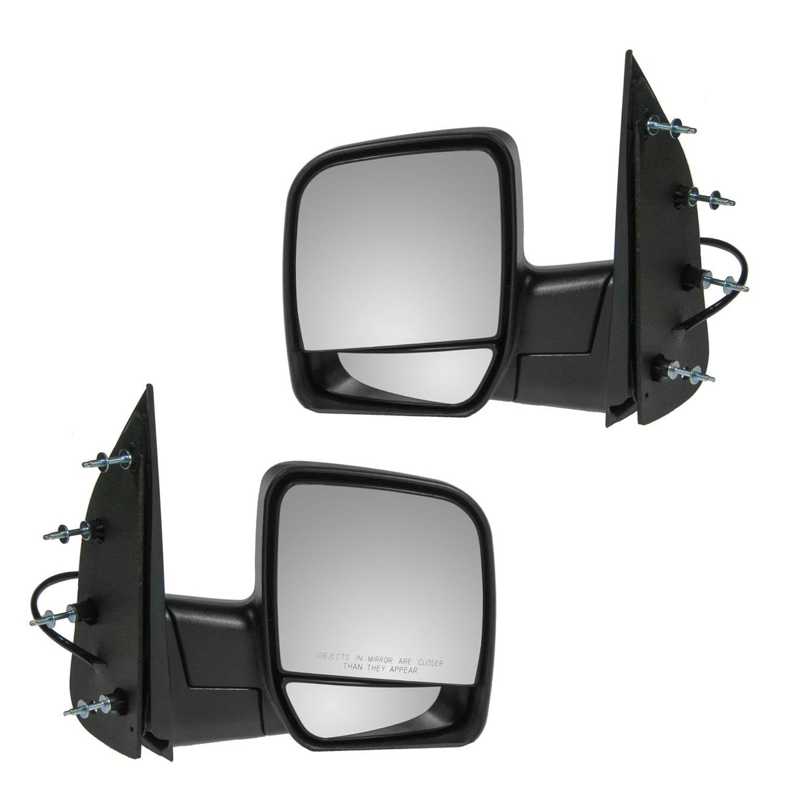 TRQ Power Side View Mirrors Folding Left & Right Pair for 02-08 ...