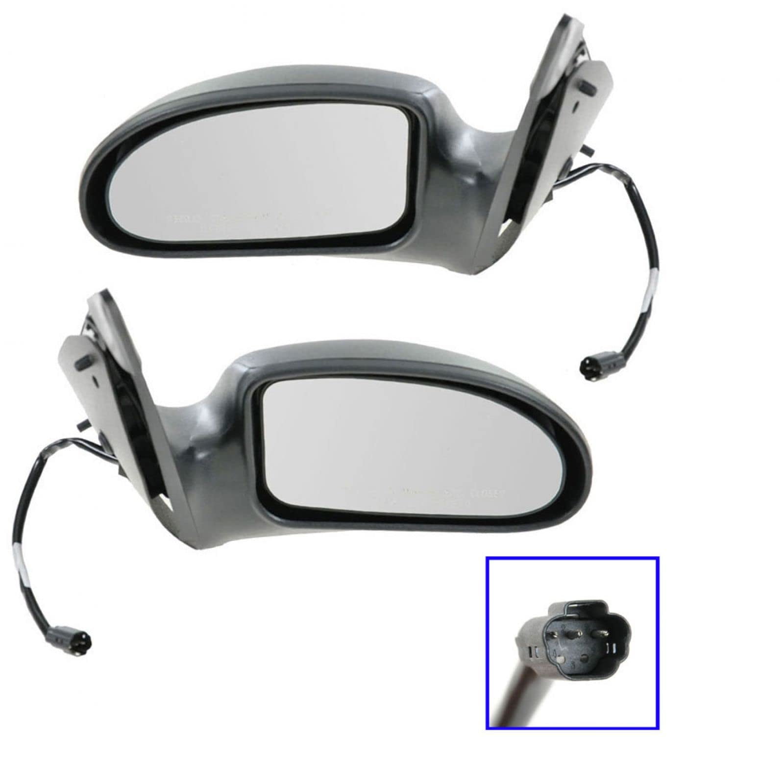 TRQ Power Side View Mirrors Left & Right Pair Set NEW for 00-07 Ford ...