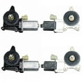 TRQ Power Window Motor Kit Set Front Rear for Escalade Silverado Tahoe ...