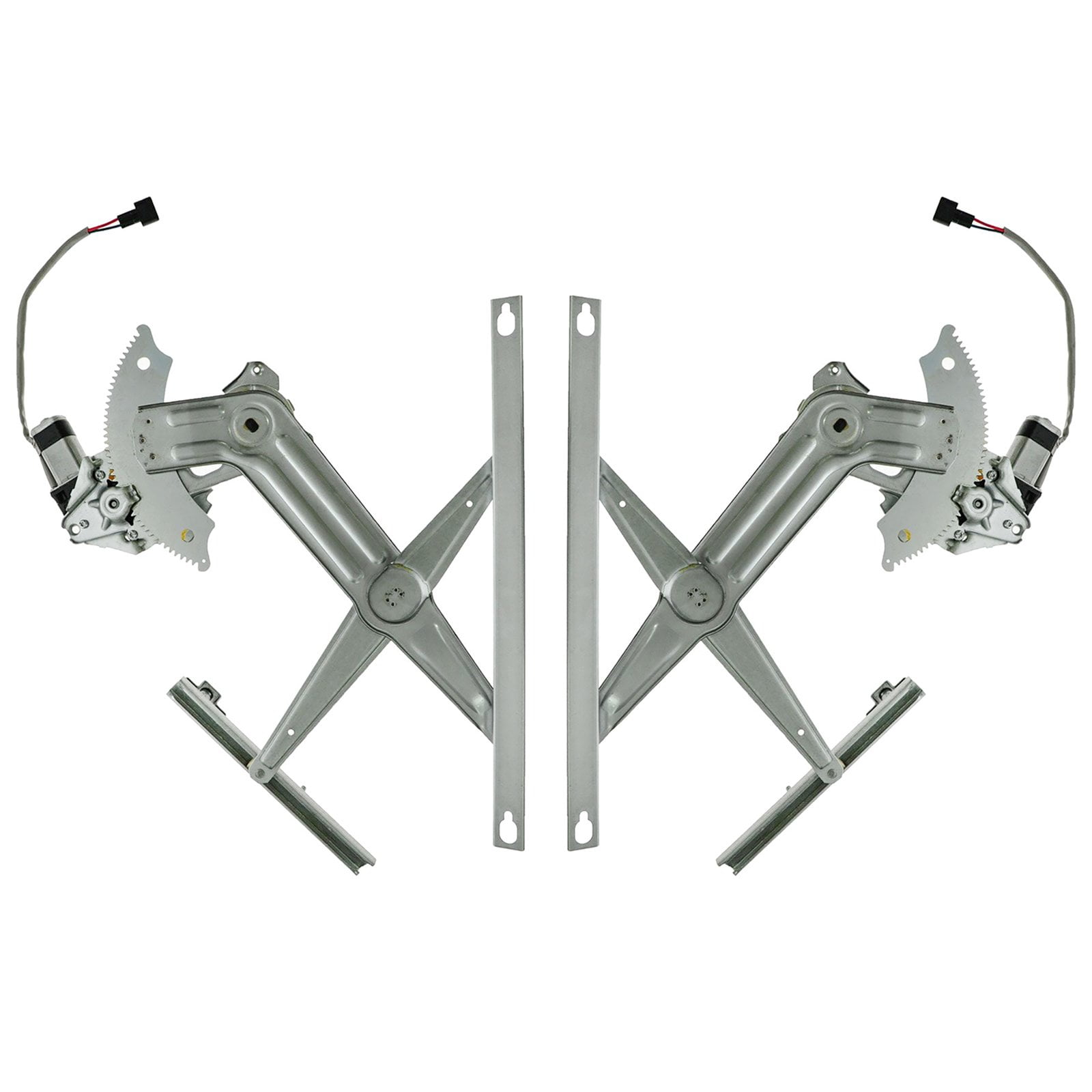 TRQ Power Window Regulators w/ Motor Left & Right Pair Set for Dodge ...