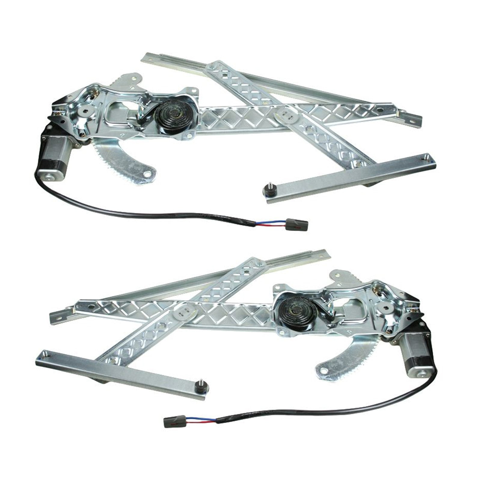 TRQ Power Window Regulators w/ Motors Front LH & RH Pair Set for Ford ...