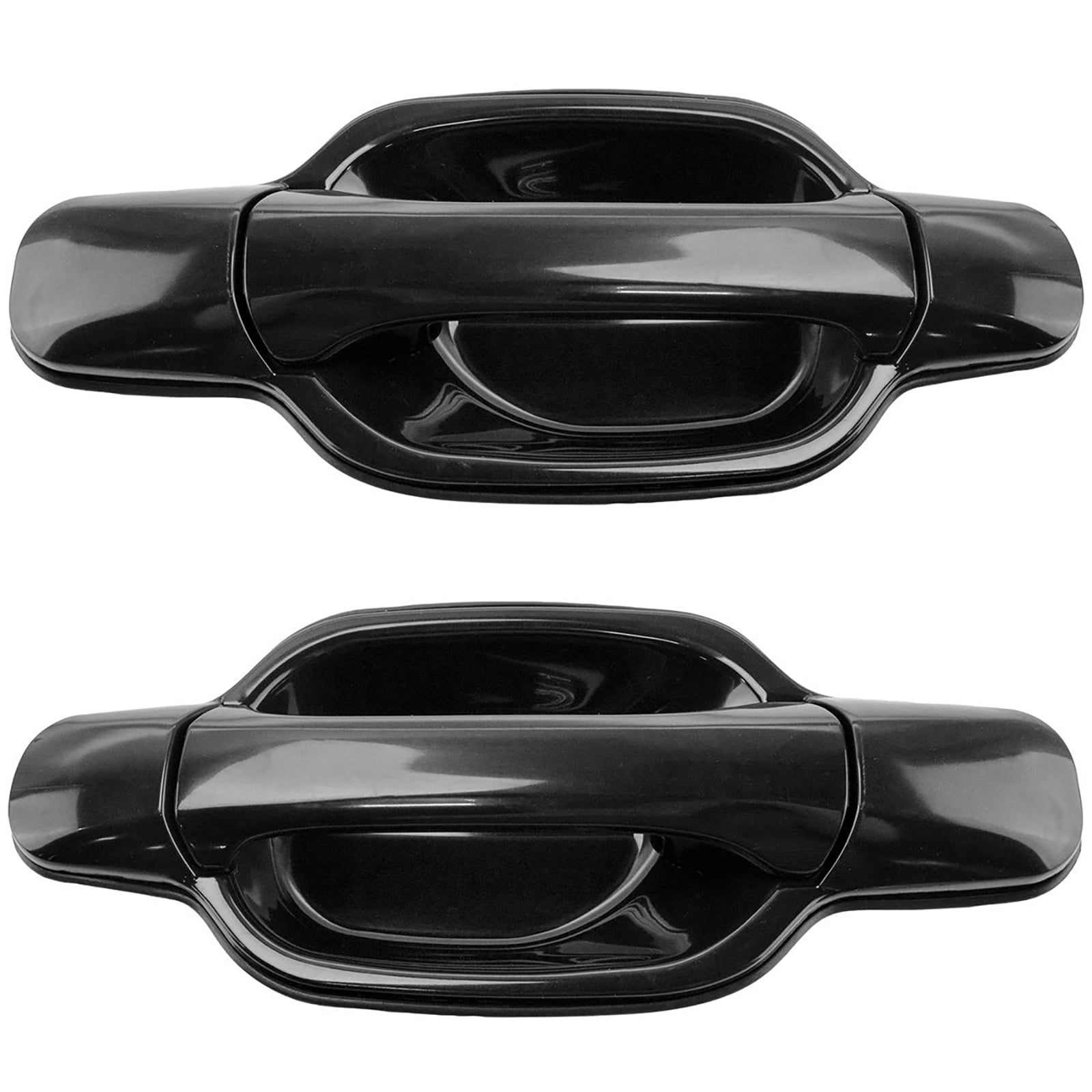 TRQ Rear Black Paint to Match Door Handle LH RH Kit Pair for GM Pickup ...
