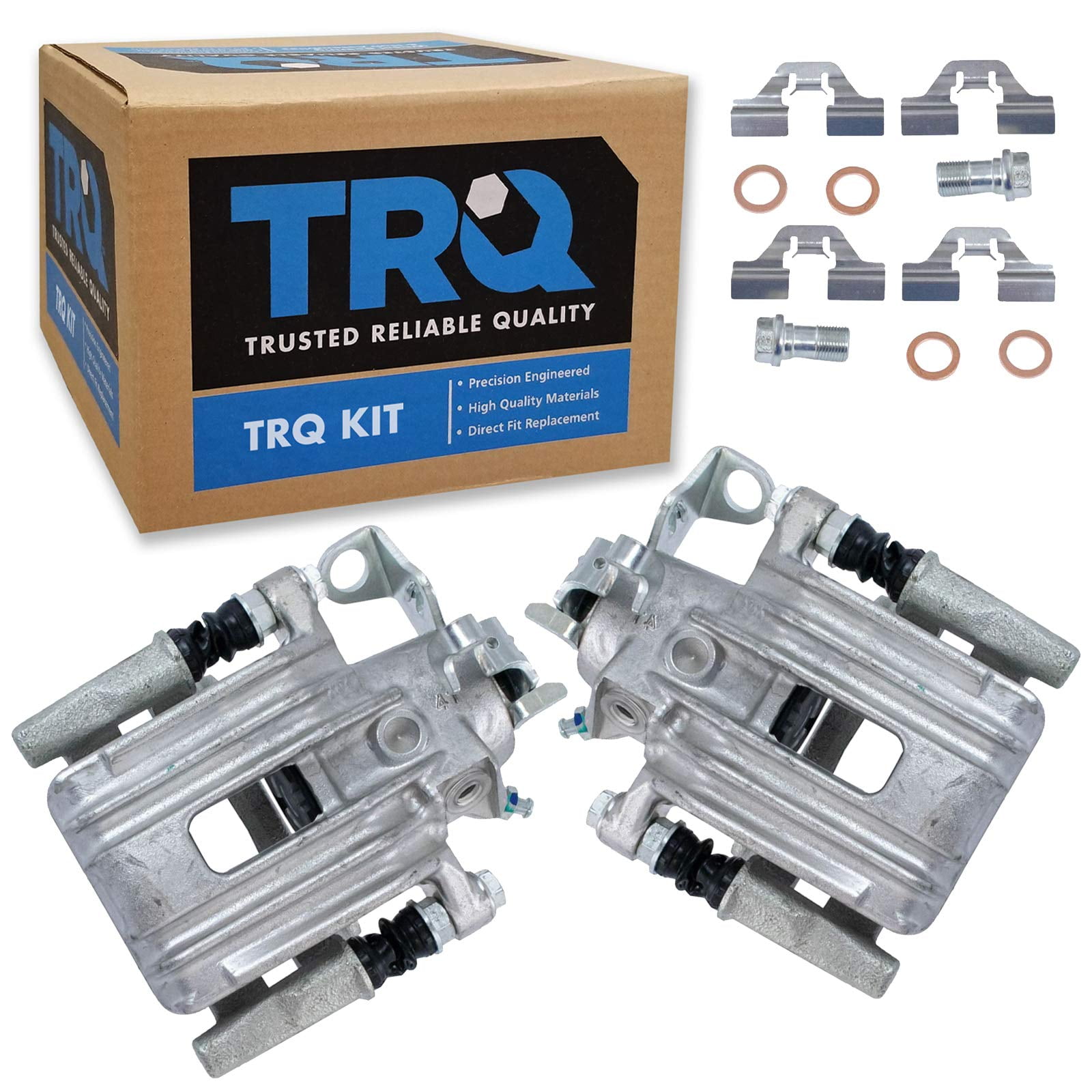 TRQ Rear Brake Caliper Set Compatible with 2000-2006 Audi TT TT Quattro ...