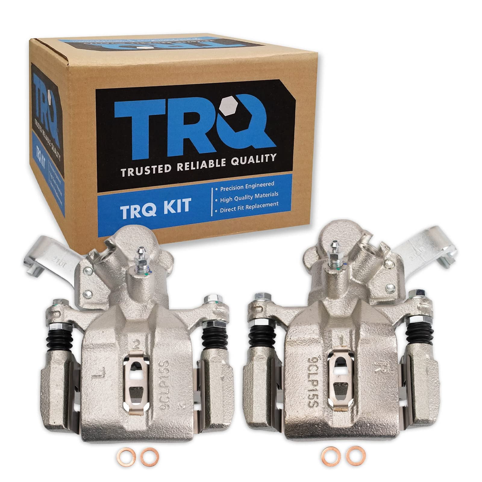 TRQ Rear Brake Caliper Set Compatible with 2007-2013 Suzuki SX4 ...