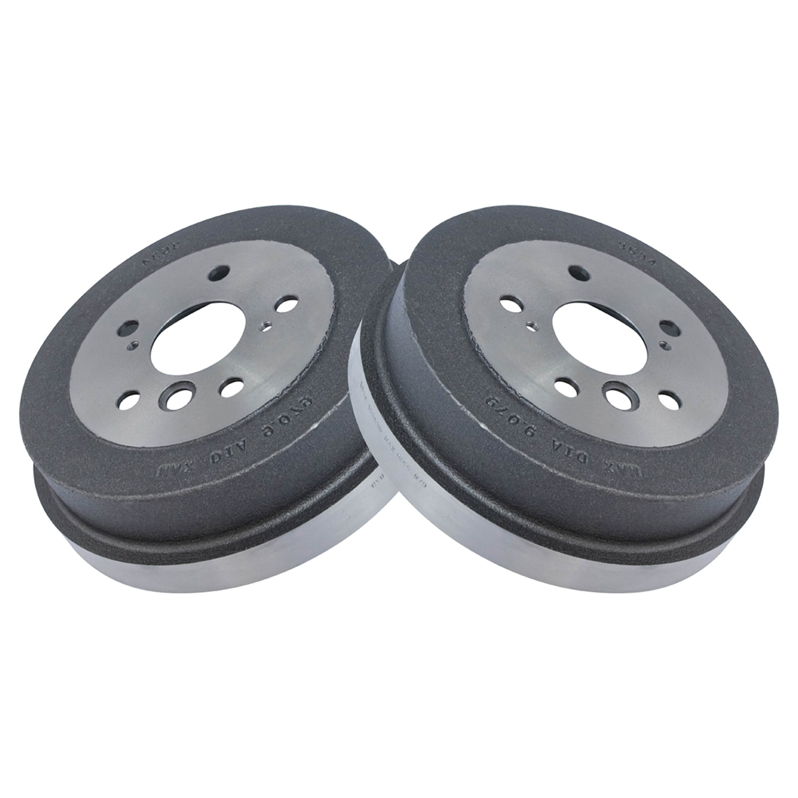 TRQ Rear Brakes Brake Drums Pair Set of 2 for Toyota Camry Solara ...