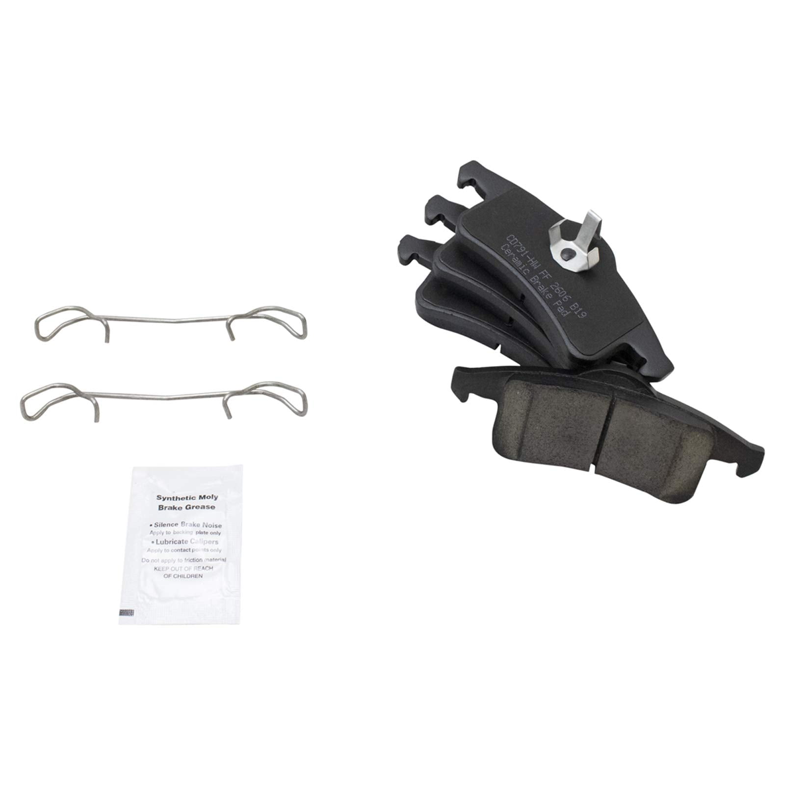TRQ Rear Ceramic Brake Pad LH & RH Kit for 99-04 Jeep Grand Cherokee ...
