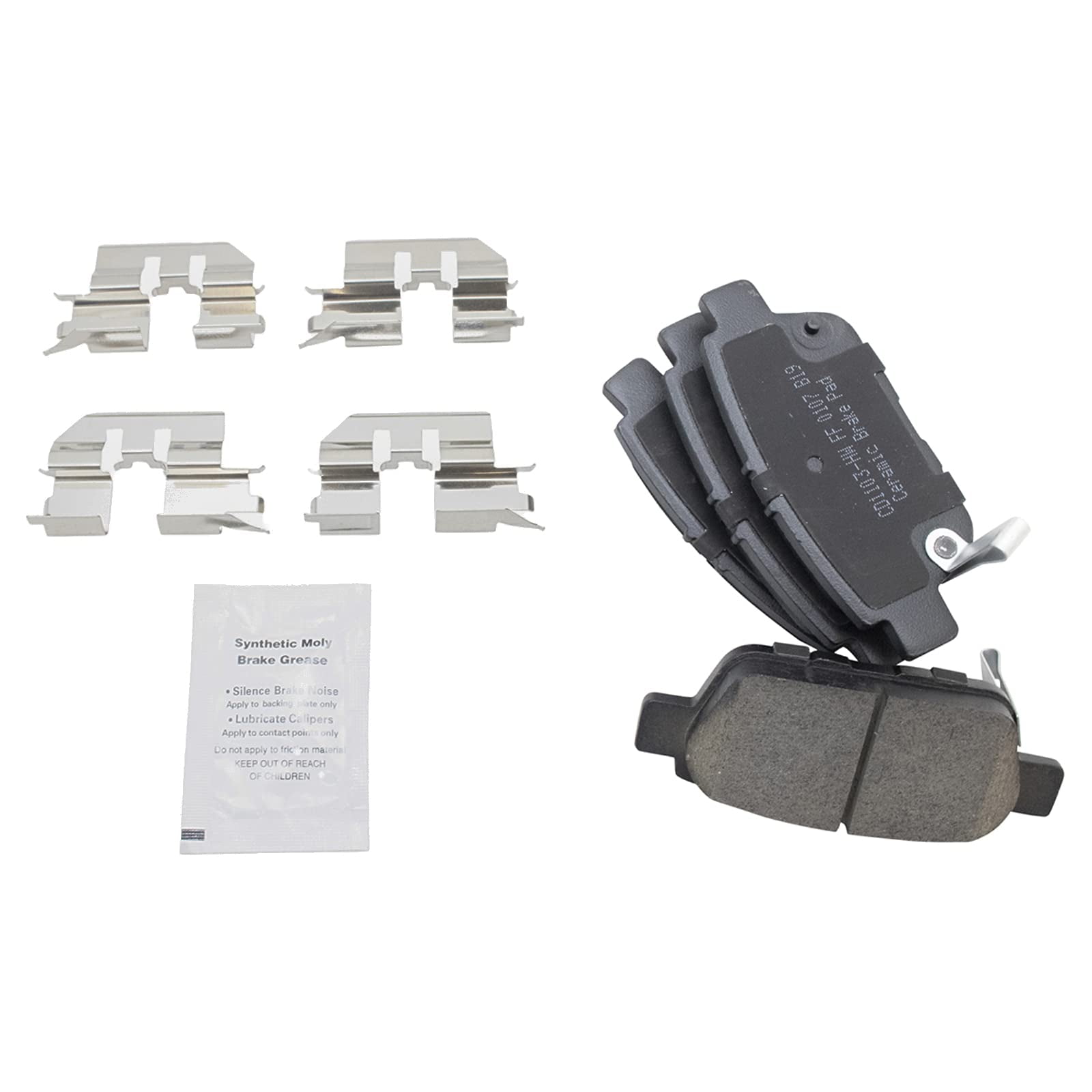 TRQ Rear Ceramic Brake Pad Left & Right Kit for Acura TL Honda ...