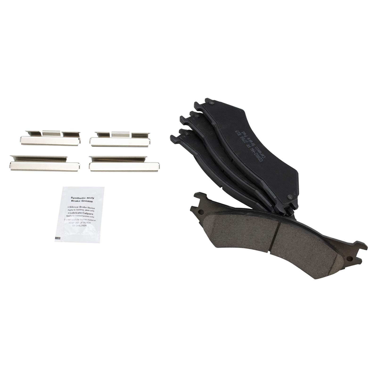 TRQ Rear Ceramic Disc Brake Pad Kit for 99-07 Econoline Van E250 E350 ...