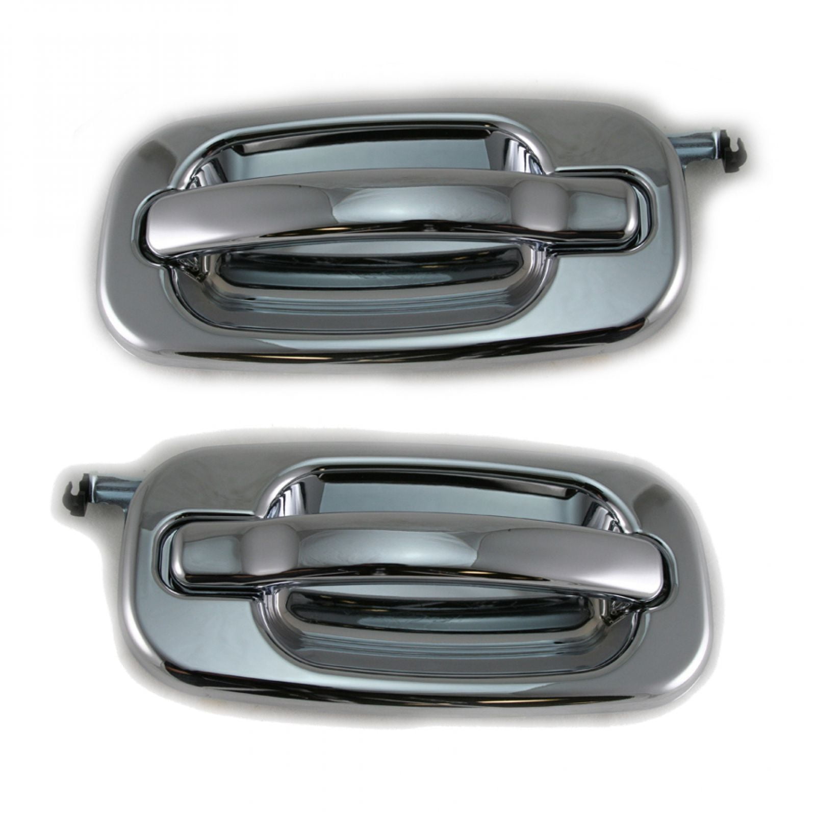 TRQ Rear Chrome Exterior Door Handle Pair for Chevy GMC Cadillac Pickup ...