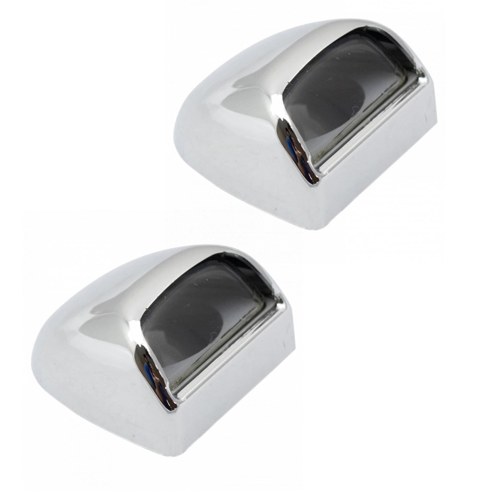 TRQ Rear Chrome License Plate Light Lens Pair for 99-05 Silverado ...