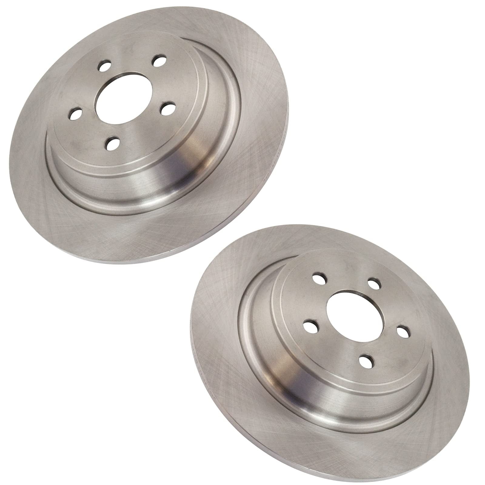 TRQ Rear Driver & Passenger Side Brake Rotor Pair Fits Select Ford Edge ...