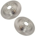 TRQ Rear Driver & Passenger Side Brake Rotor Pair Fits Select Ford Edge ...