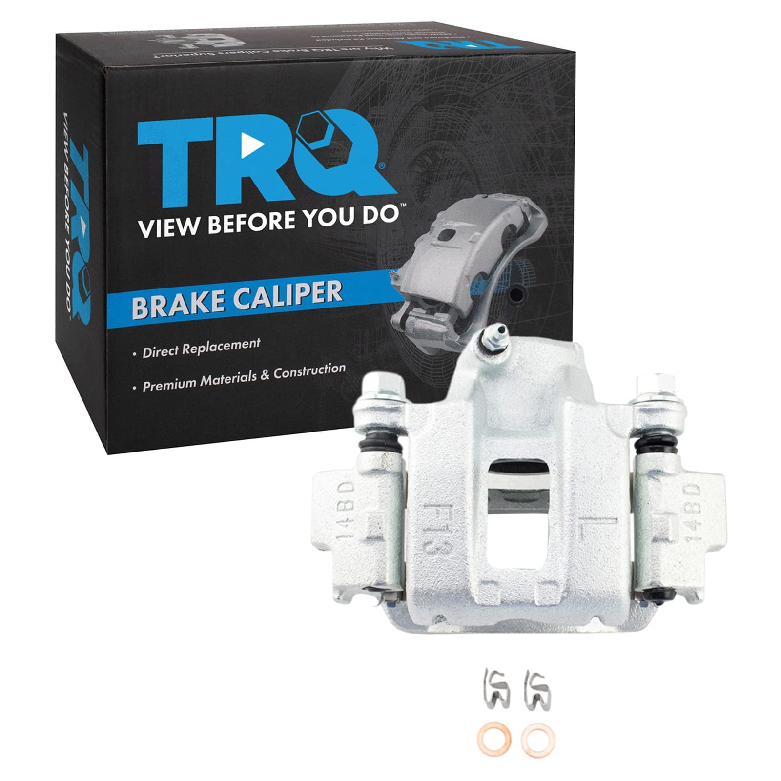 TRQ Rear Left Brake Caliper w/Bracket Drivers Side Compatible with 2003 ...