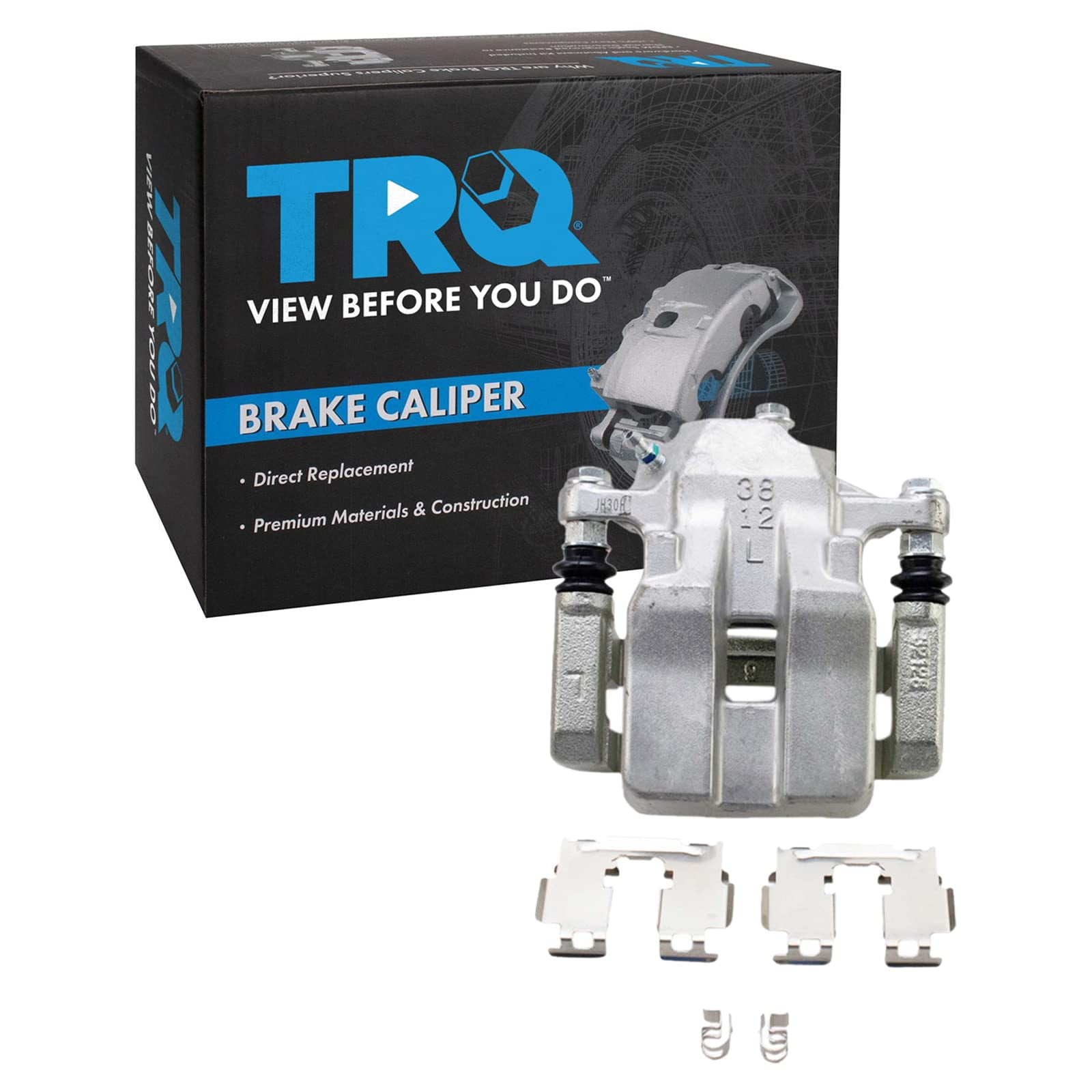 TRQ Rear Left Brake Caliper w/Bracket Drivers Side Compatible with 2012 ...