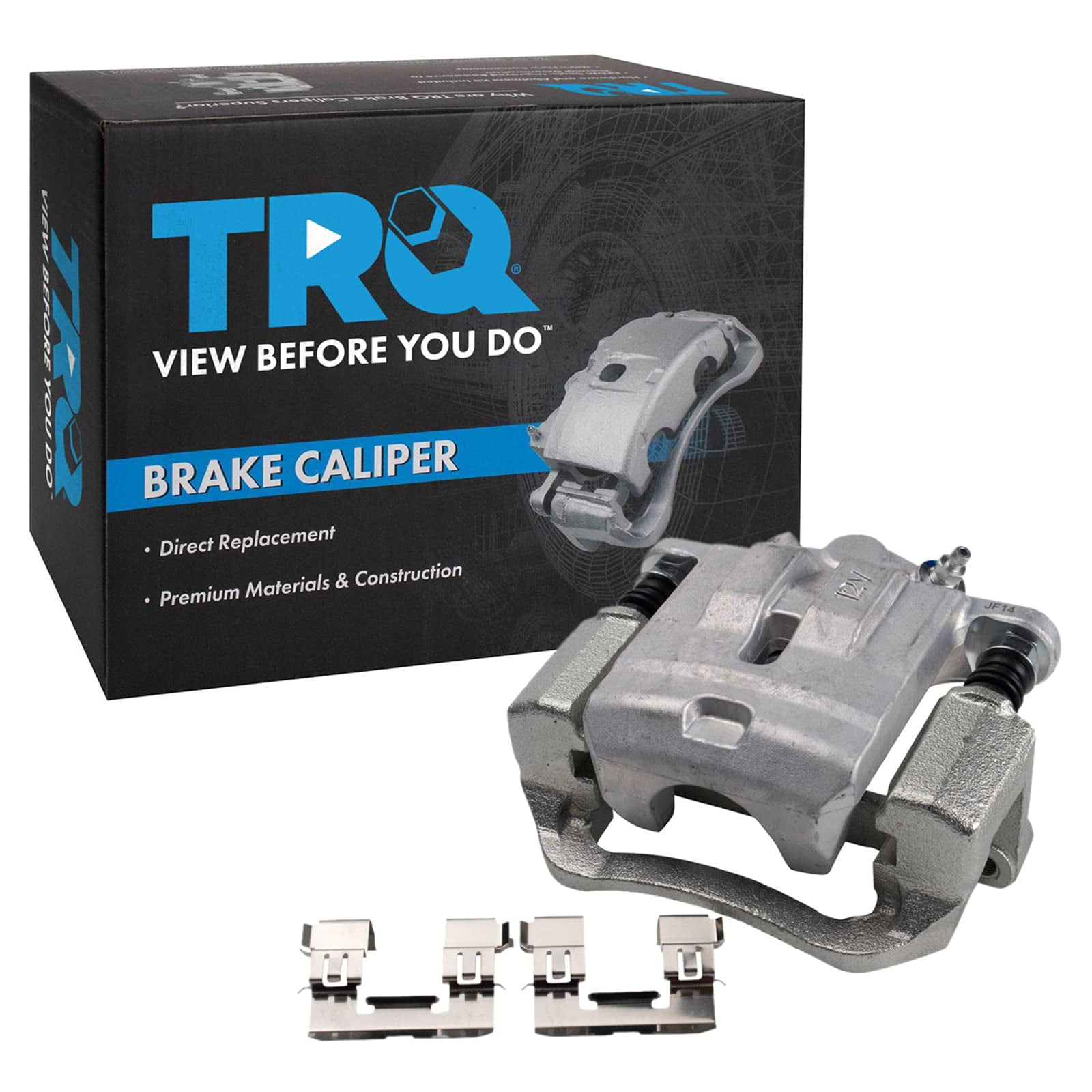 TRQ Rear Right Brake Caliper w/Bracket Passenger Side Compatible with ...